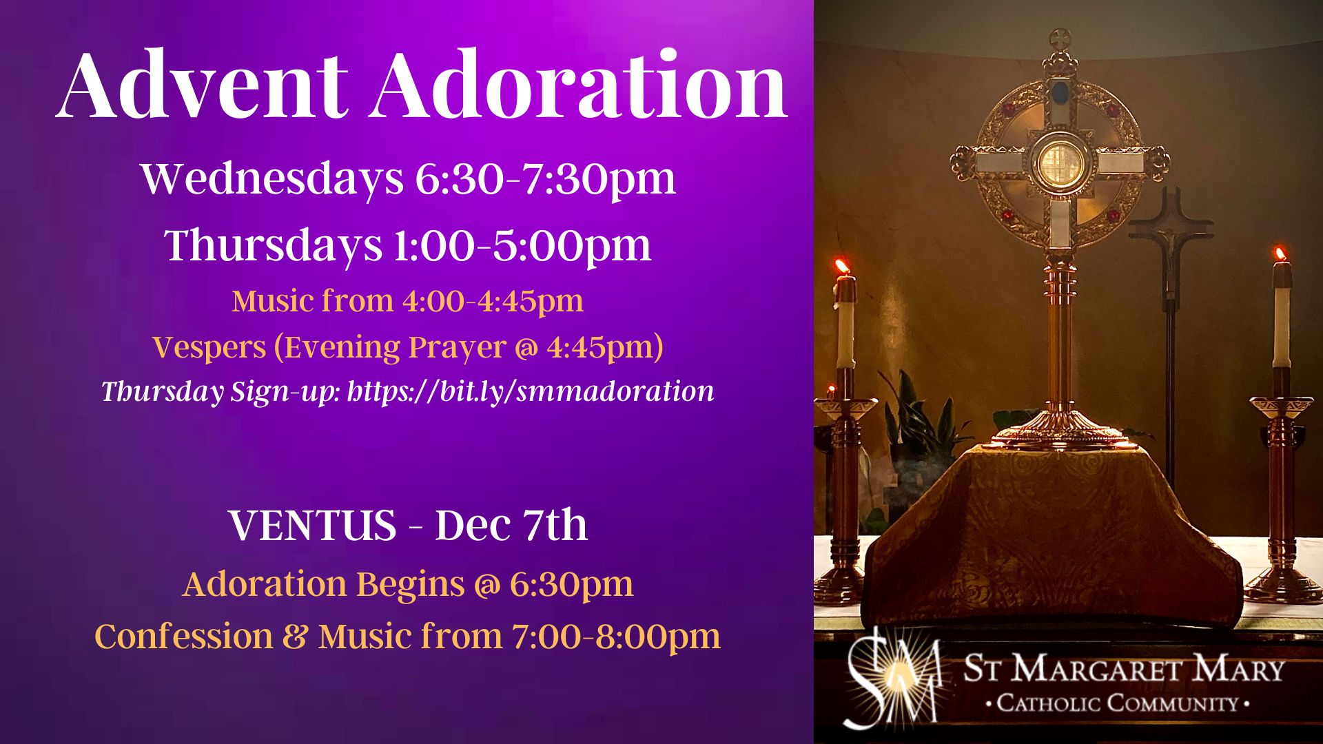Thursday Advent Adoration – St. Margaret Mary